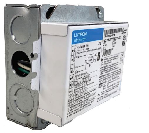 LTEA4U1UKL-CV240 40W 24V Hi-lume 1% 2-wire LED Driver by Lutron