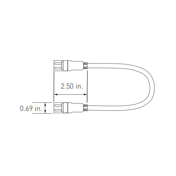 24" Universal Jumper Cable for PowerLine by Alloy LED
