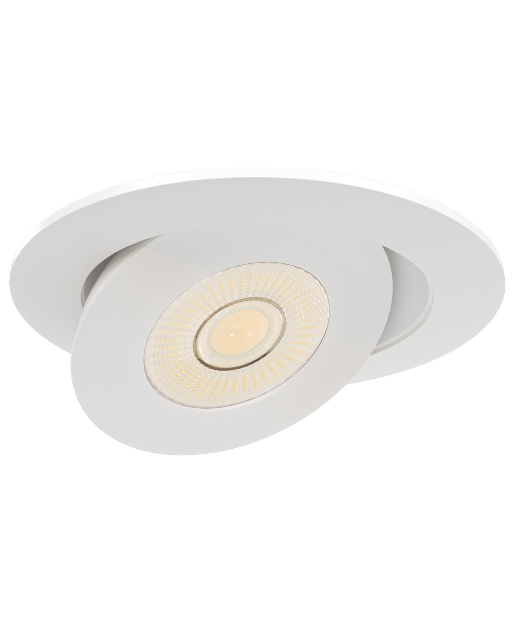 4" ORBIT Color Selectable 9W Rotatable Gimbal Recessed Fixture by Liteline