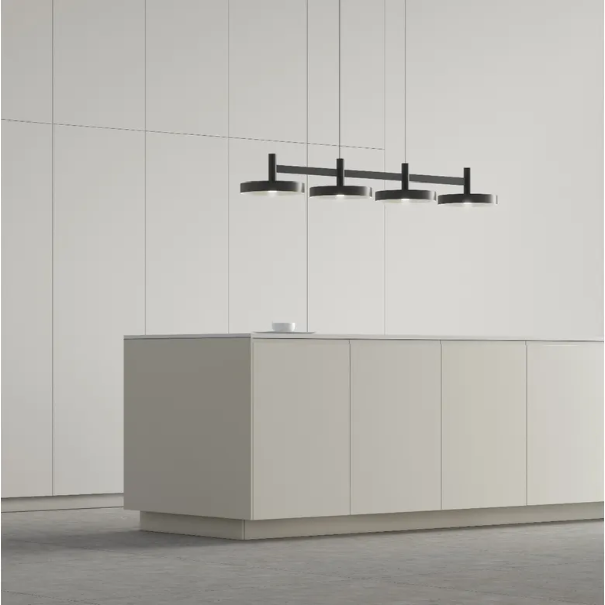 Systema Staccato 5 Light Linear Pendant by Sonneman