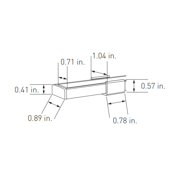 Polymer Low Profile Tape Light Channel by Alloy LED