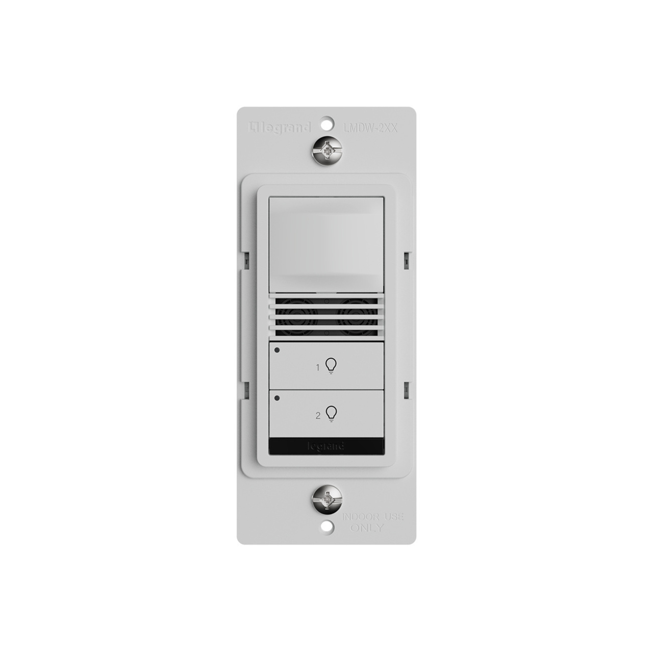 LMDW-220-W DLM Dual Technology Occupancy Sensor Switch, 2-Button, White ...