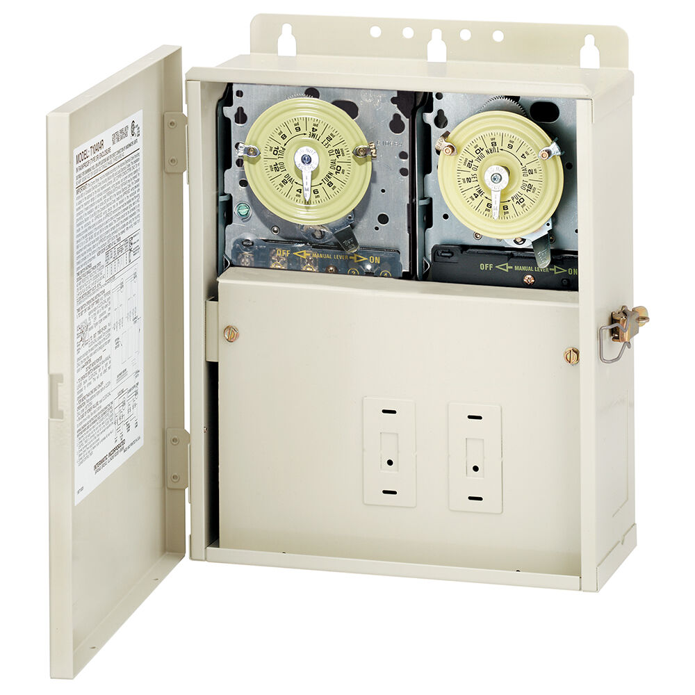 Control Panel with T106M & T104M Mechanisms by Intermatic