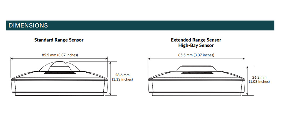 EN-SCPPH-0450-ZB Wireless Ceiling Mount Sensor, Photocell, Standard ...