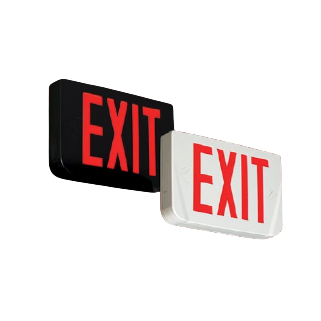 Grande Series LED Thermoplastic Snap Together Exit Sign by LightAlarms