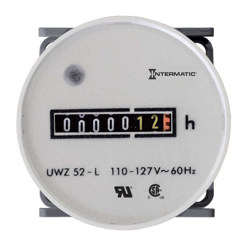 UWZ52E AC Hour Meter, 120V, Gray Finish by Intermatic