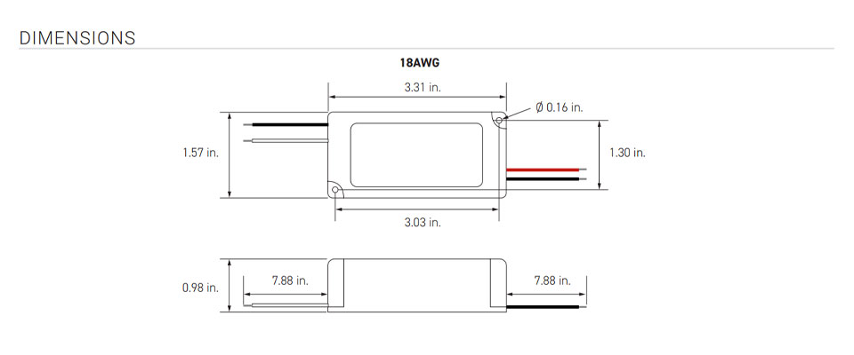 60W 12V TRIAC/ELV/MLV Dimmable Driver for Remote Locations by Alloy LED