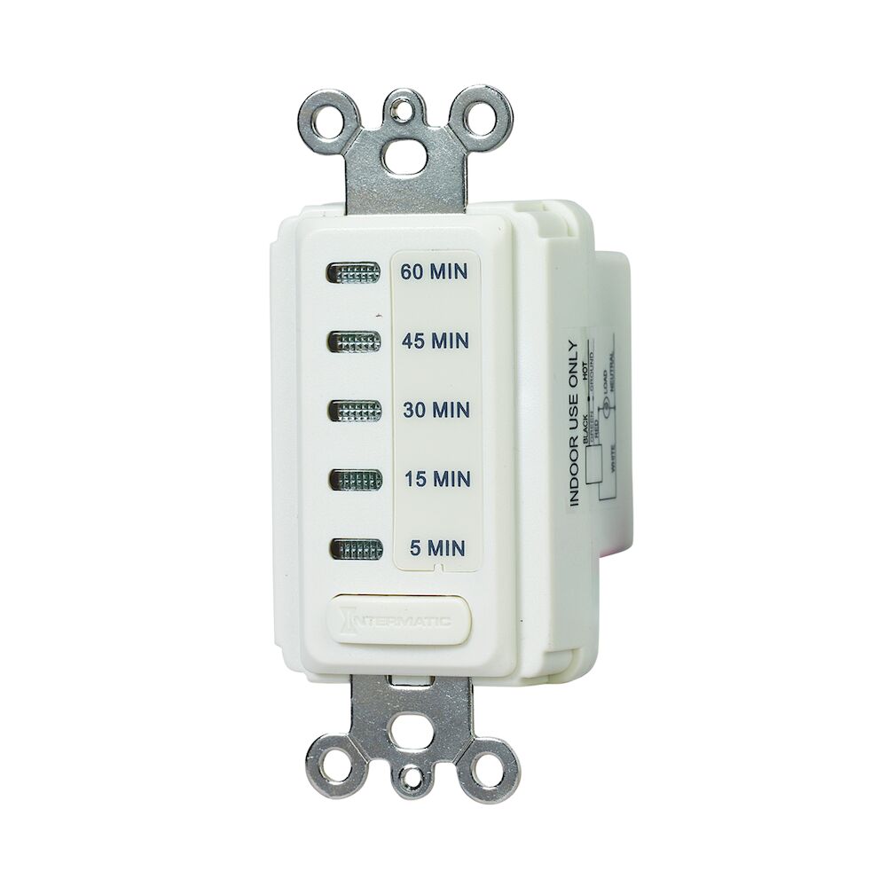 Electronic Countdown Timer, 120V, Preset Times 5,15,30,45 Minute,1 Hour, Without Hold, Light ...