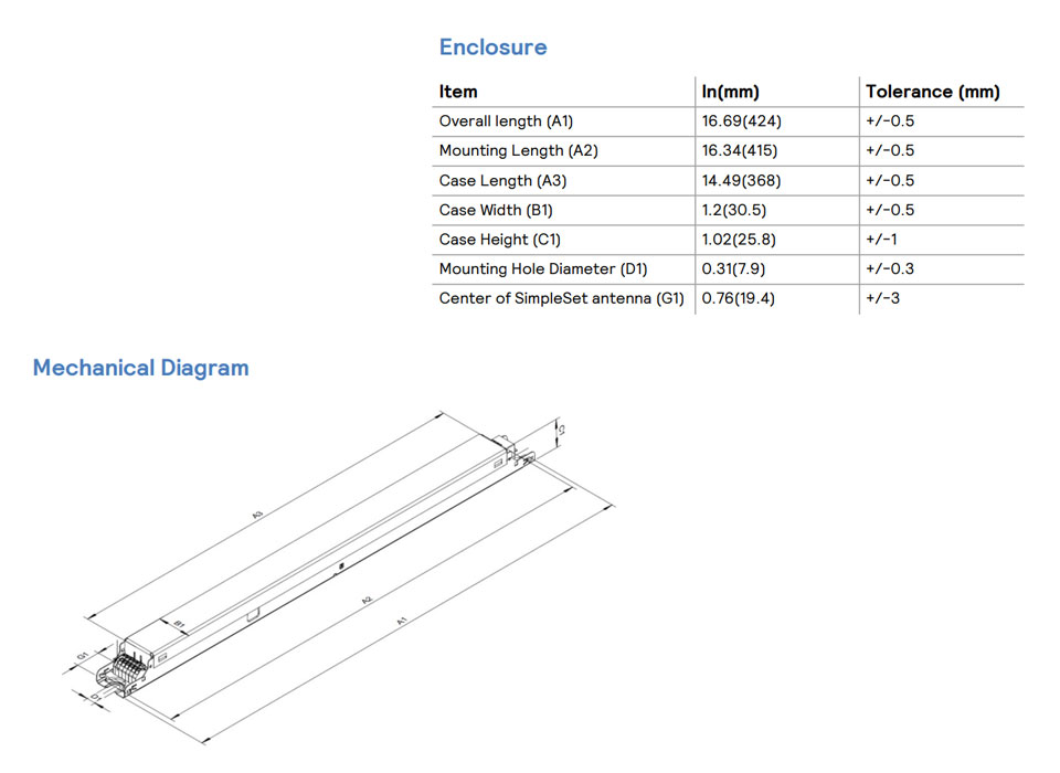 XI085C240V054BST2 Xitanium 85W 700-2400mA Constant Current LED Driver ...
