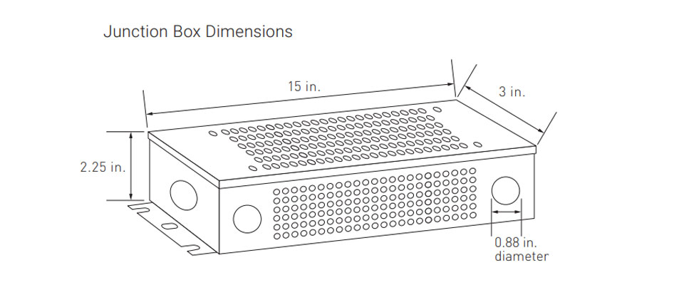 96W 0-10V Dimmable Drivers with Junction Box by Alloy LED