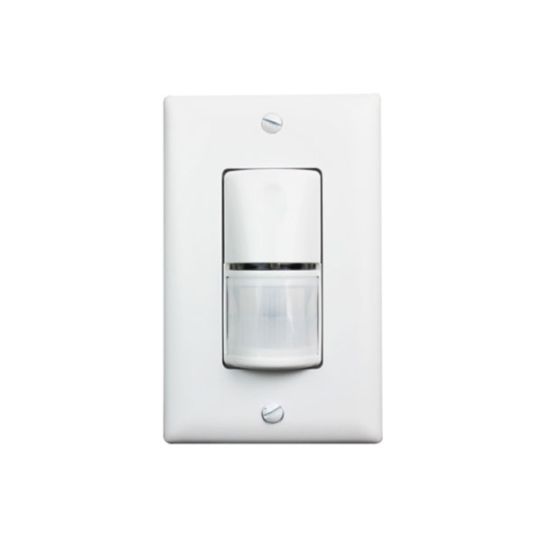 WS-301-347-W, PIR Wall Switch Occupancy Sensor, 347V, White Finish By ...
