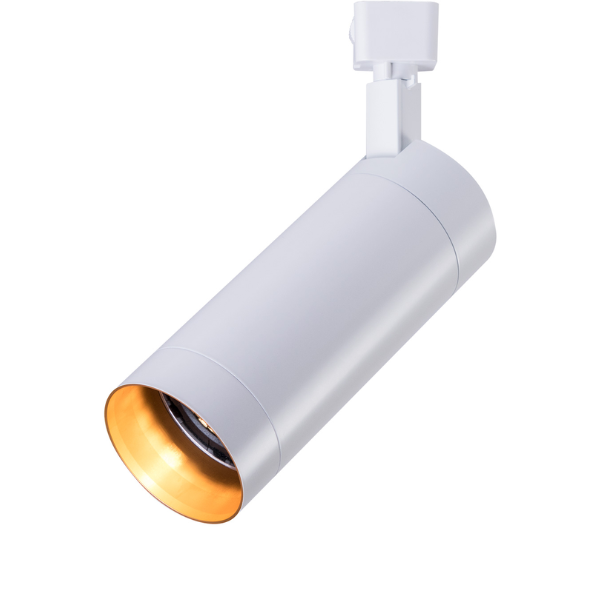 DINE 1" Snoot 16W LED Track Fixture, White Finish by Liteline