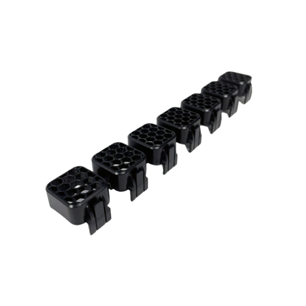 Focaline 6 Anti-Glare Hex Snap-On Louver, White Finish by Alloy LED