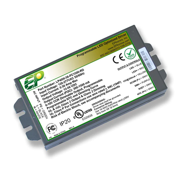 40W LP40W Series Programmable Constant Current AC/DC LED Driver by ...