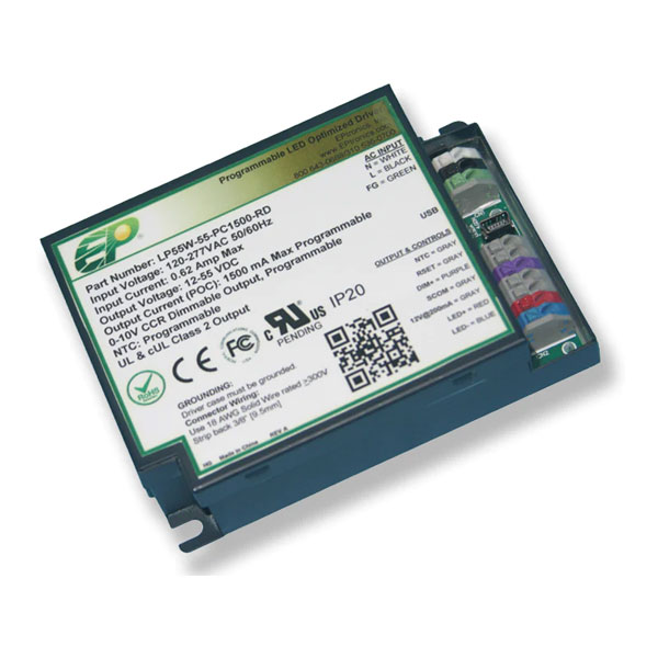 55W LP55W Series Programmable Constant Current AC/DC LED Driver by ...