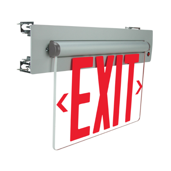 S900U Series Swivel Mount LED Edge-Lit Exit, Universal Face, Green ...