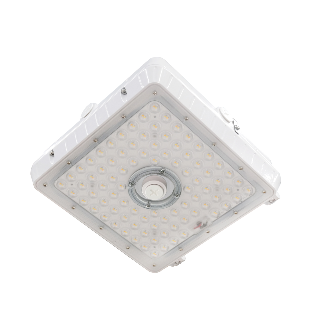 45W Low-Profile Canopy CAN07 with Q-Base, 120-277V, CCT Selectable ...