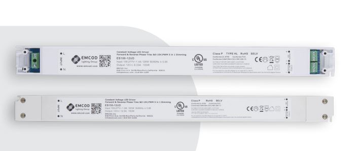 ES60-24UD 60W 24V ES-UD Series Low Profile 5-in-1 Dimmable LED Driver ...