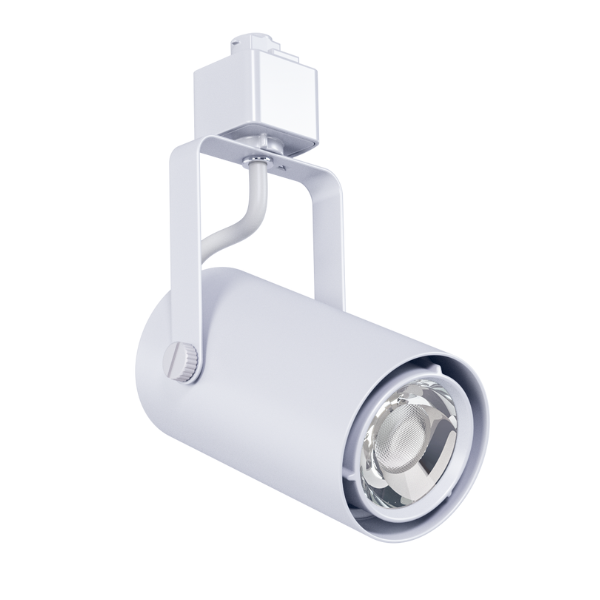 ATLAS 15W A-Line LED Track Fixture, 25° Beam Angle, 3500K CCT, White ...