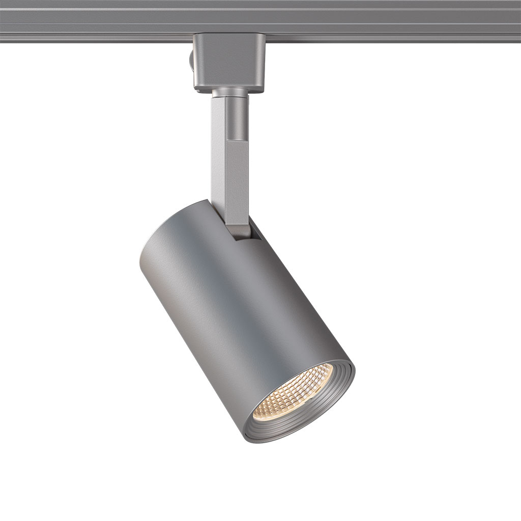 Liteline DA2012 DELTA LED Track Fixture, 38° Beam Angle, Silver Finish ...