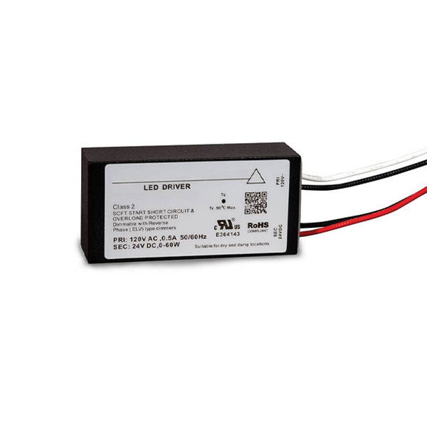 60W 24V ELV Dimmable Drivers for Remote Enclosures by Alloy LED