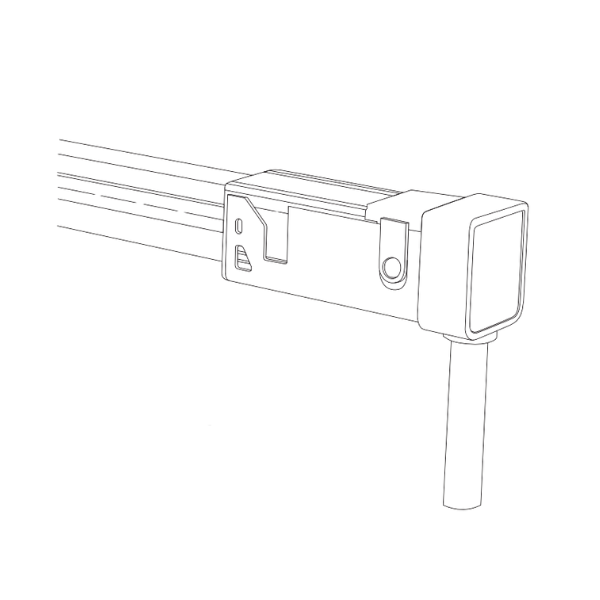 PrimaLine Neon 200 TB Bottom Side 36" Splice Connector by Alloy LED