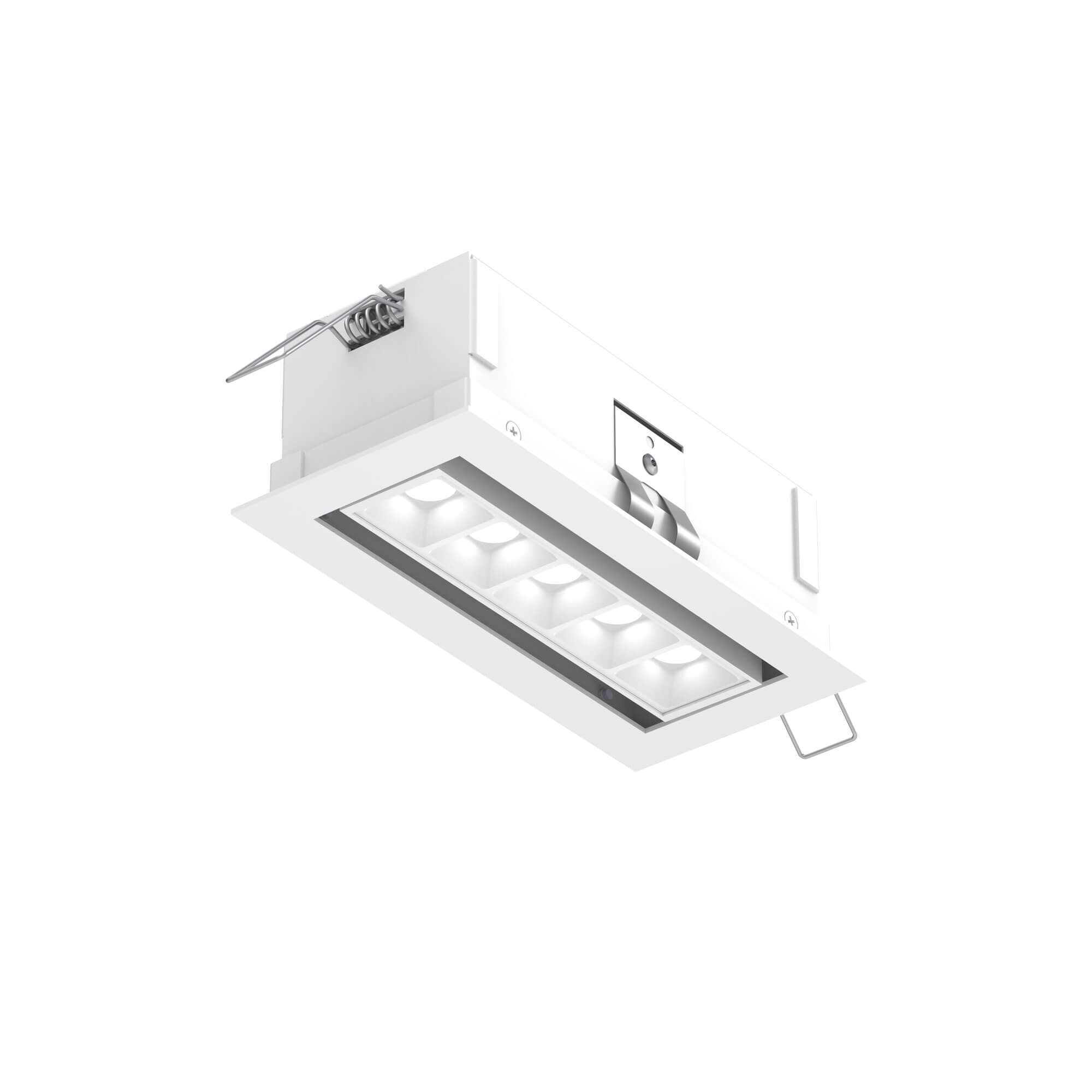 MSL5G-3K-AWH 5-Light Microspot Adjustable LED Recessed Downlight, 3000K ...