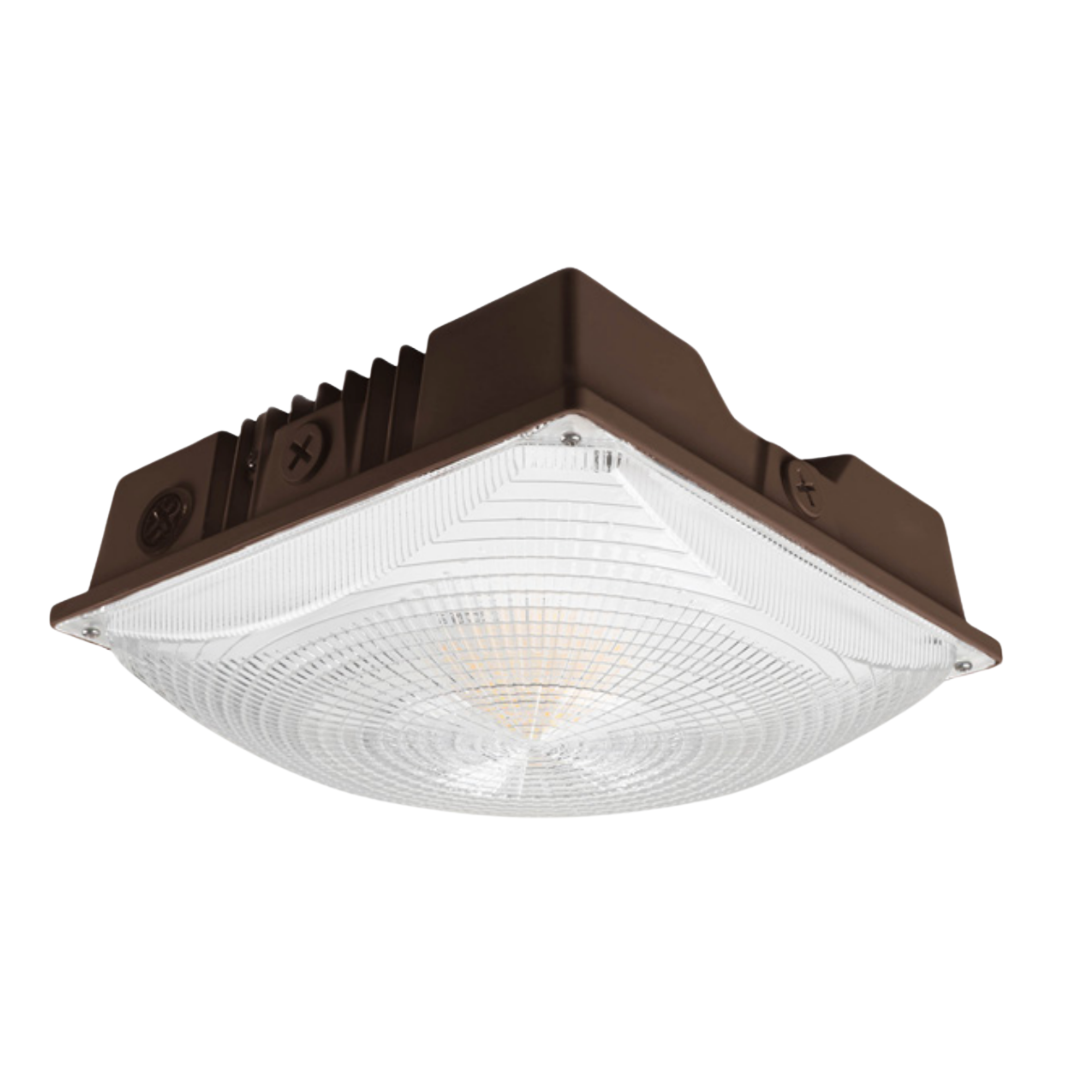 10/15/20W Square Canopy LED 4A, 120-277V, CCT Selectable, Canopy Optics ...