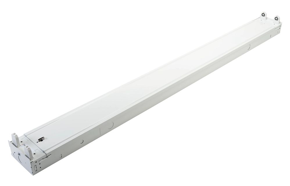 KT-DDSLEDT8-4-2L-DP - 4' 2-Lamp LED Tube Ready Strip Fixture, White ...