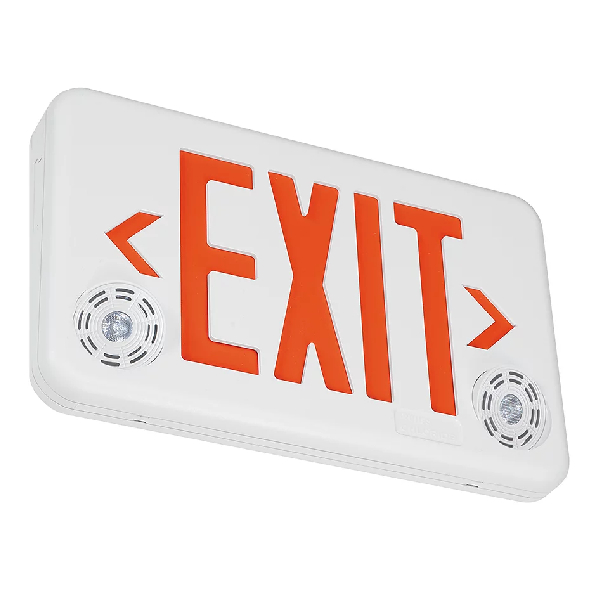 Compac CLC LED Exit/Emergency Unit, NiMH Battery, Green letters on ...