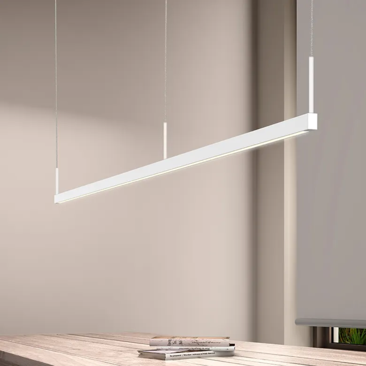 Thin-Line One-Sided LED Pendant by Sonneman