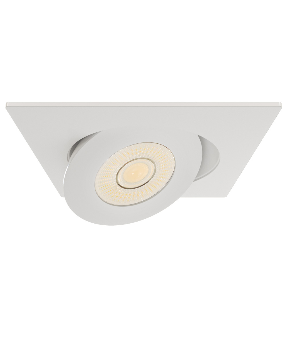 4" ORBIT Color Selectable 9W Rotatable Gimbal Recessed Fixture by Liteline