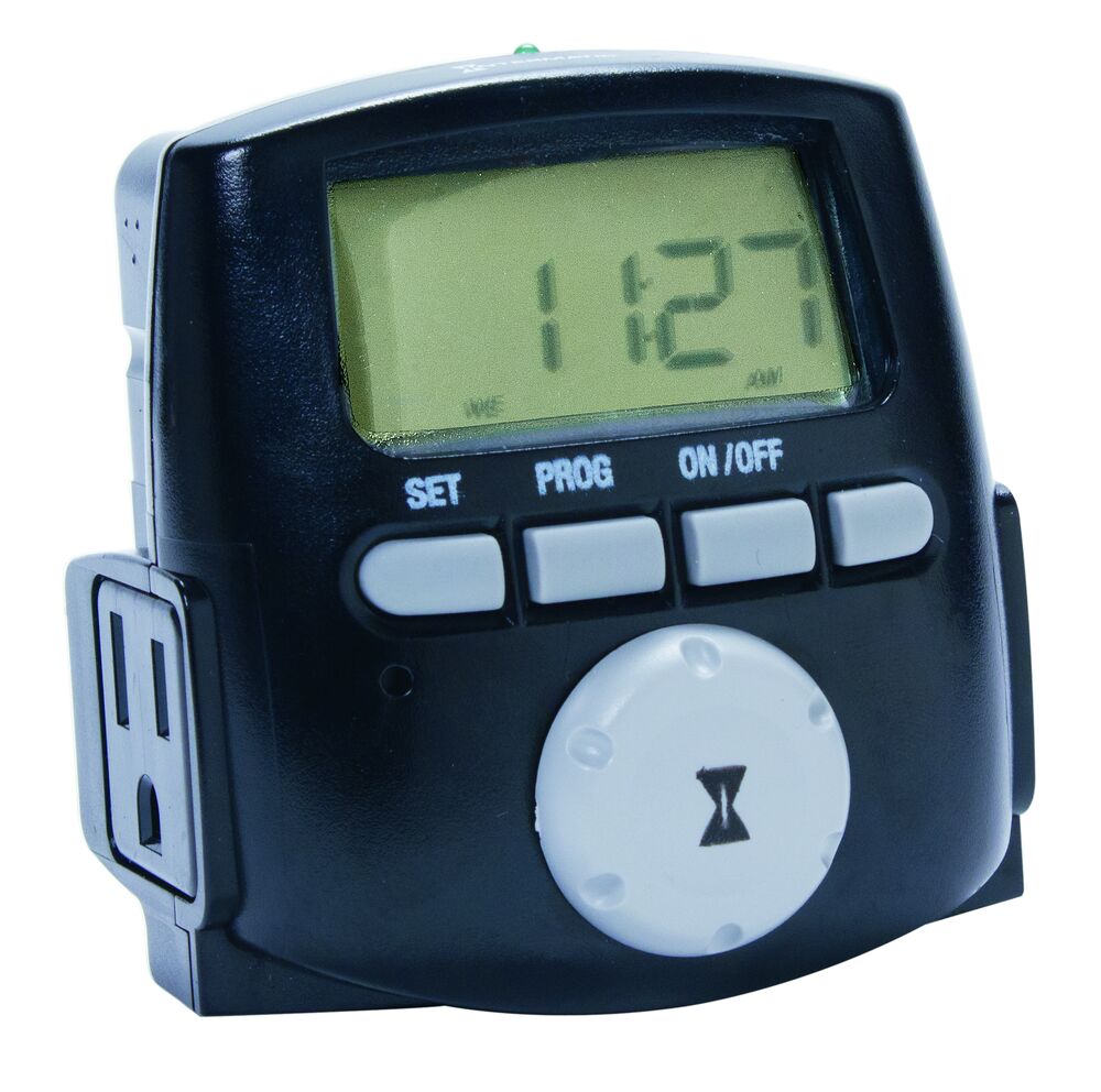 Digital 24-hour Astronomic Landscape Timer with DST, Black Finish by ...