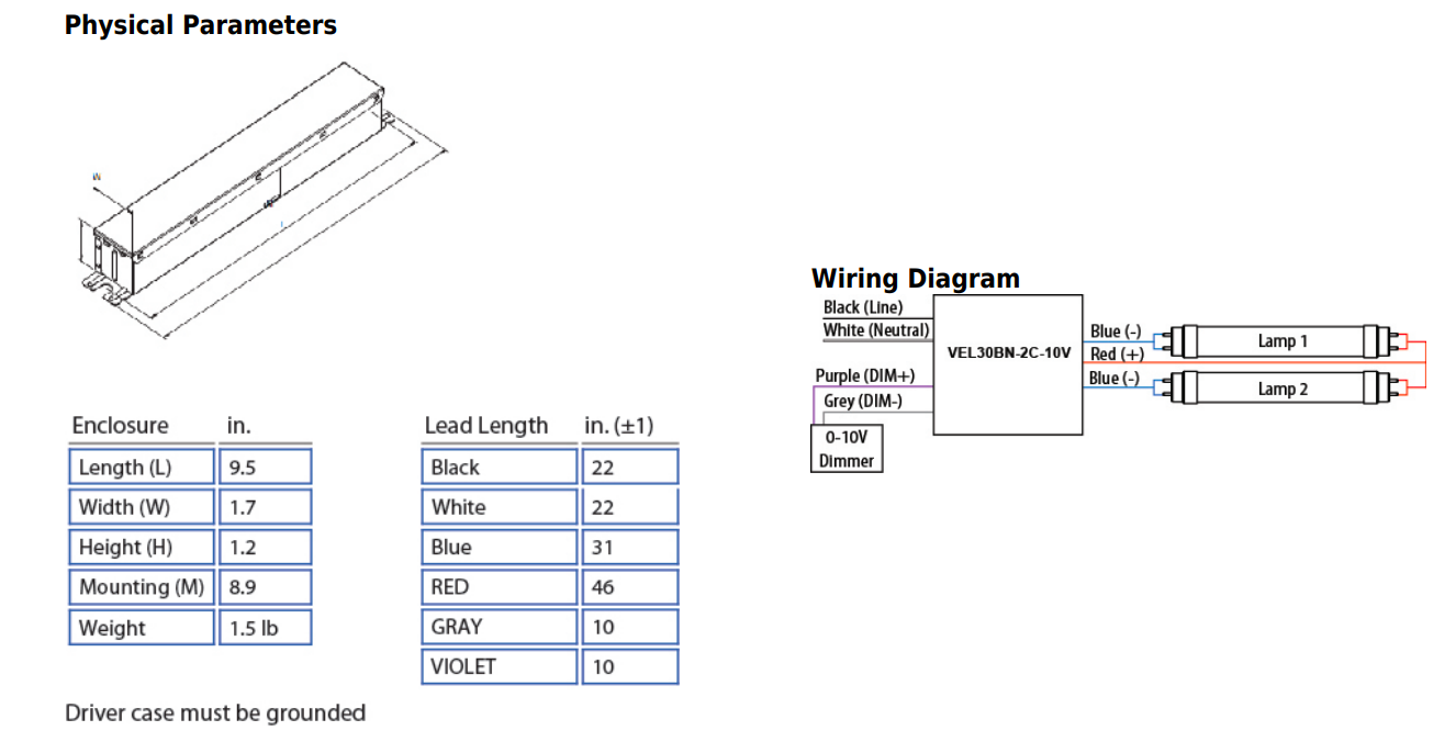 VEL30BN-2C-10V Constant Current RetroFlex Driver by Espen