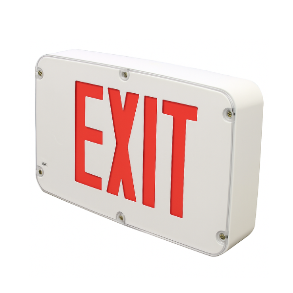 NXFX Series Polycarbonate LED Exit Sign, Double Face, NiCad Battery ...