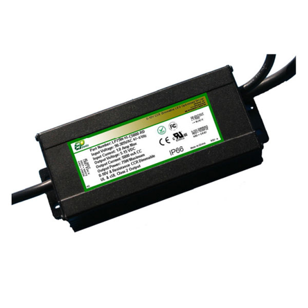 LP75W-18-C4160-PPD Constant Current PWM Dimmable LED Driver by EPtronics LP75W-18-C4160-PPD Constant Current PWM Dimmable LED Driver by EPtronics