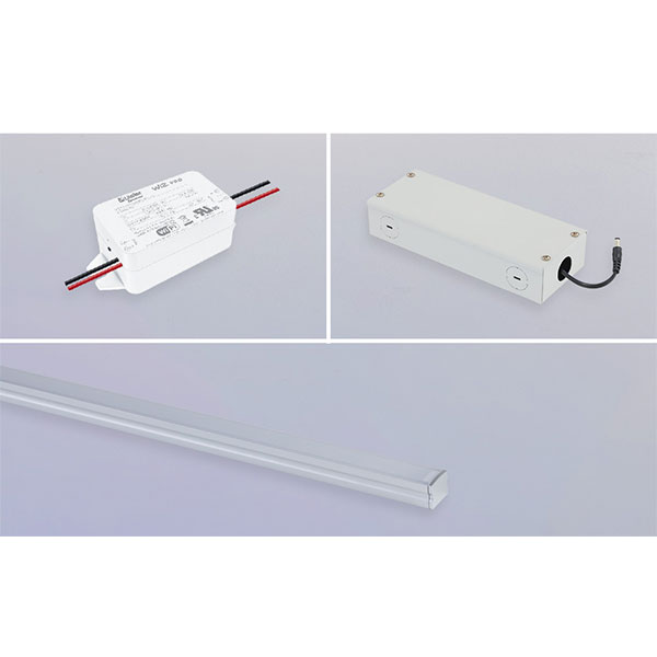 6-Meter 96W High Power Adapter Single Color OnCloud LED Powertape Kit ...