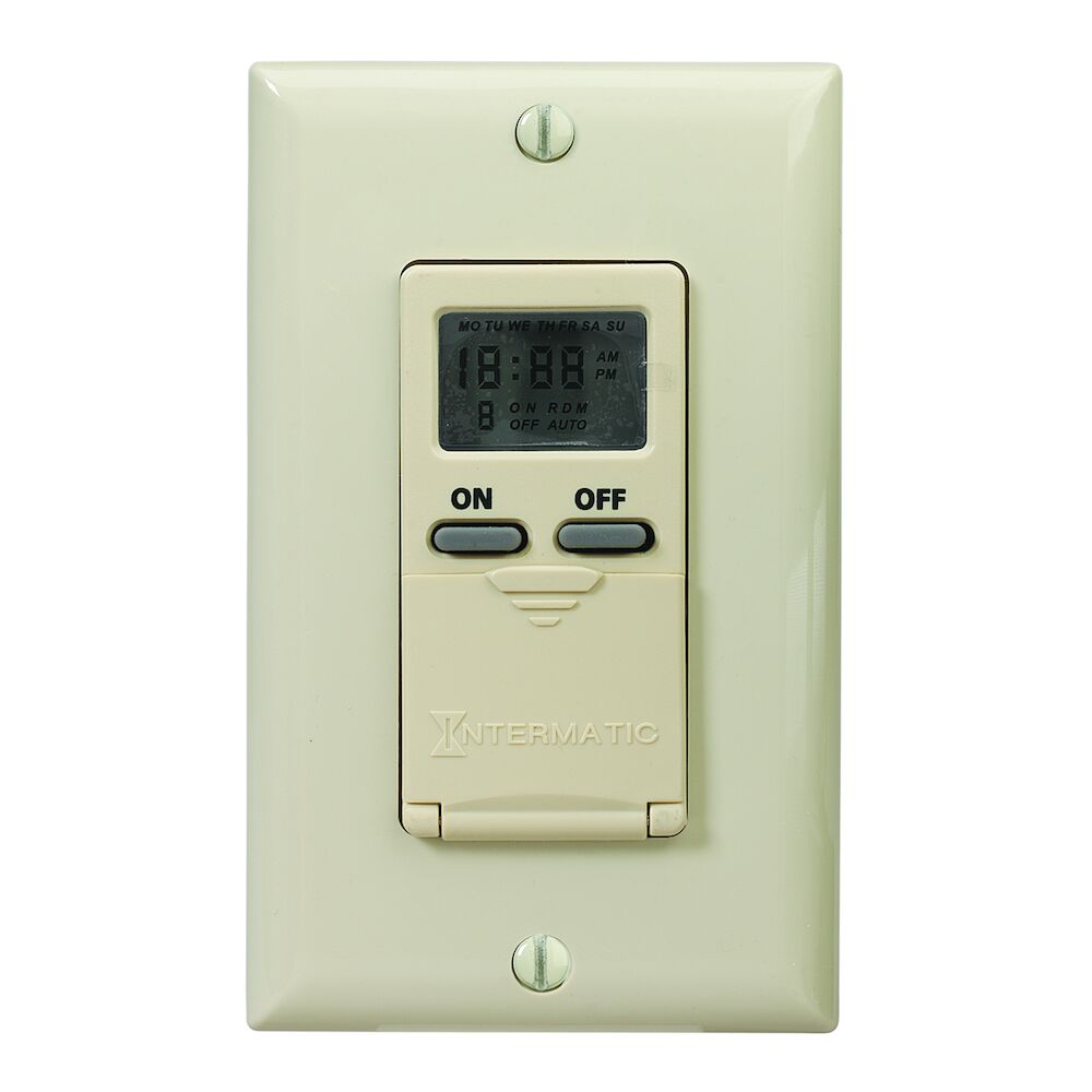7-Day Standard Programmable Timer, 125V, Ivory Finish by Intermatic
