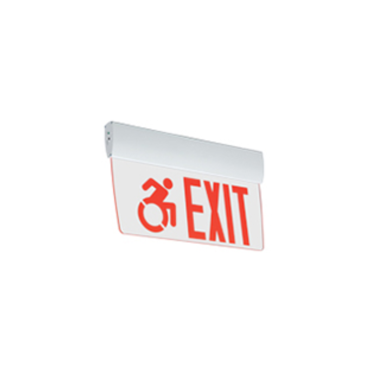 6" Simplicity Accessibility Series Edge-Lit Exit Sign by LightAlarms
