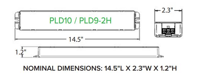 PLD10 10W PLD Series Emergency LED Battery Pack by Dual-Lite