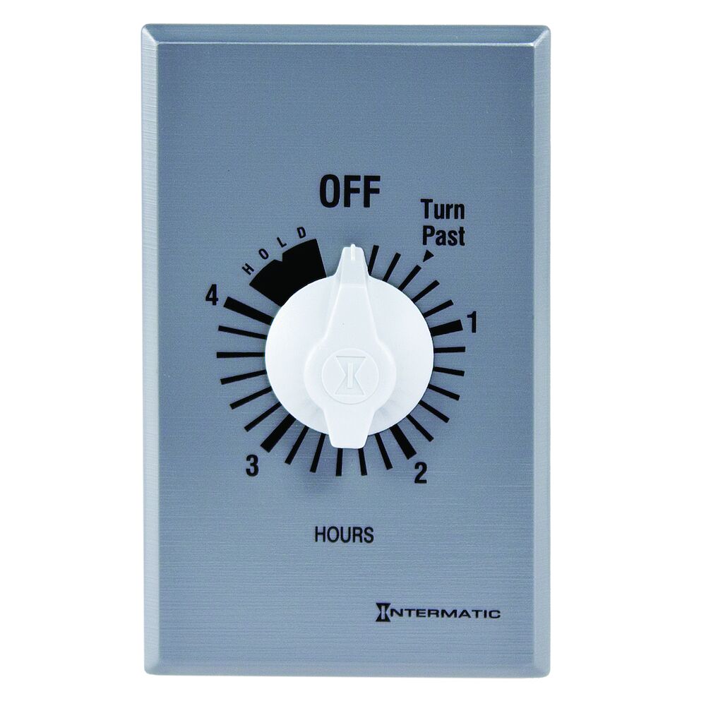 FF Series, Spring Wound Countdown Timer, Commercial, 125-277V, SPDT, 4 ...