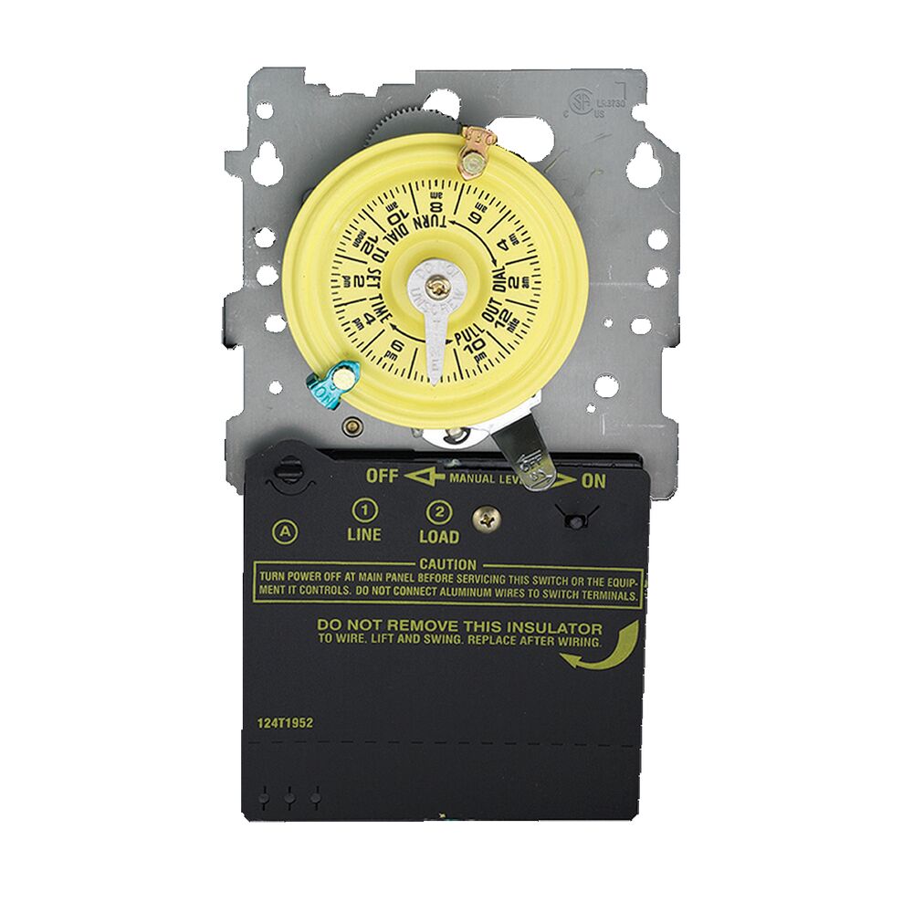 24-Hour Mechanical Time Switch, 120V, SPST, Mechanism Only by Intermatic