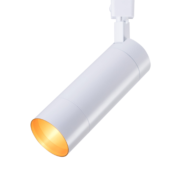 DINE 2" Snoot 16W H-Style LED Track Fixture, White Finish by Liteline