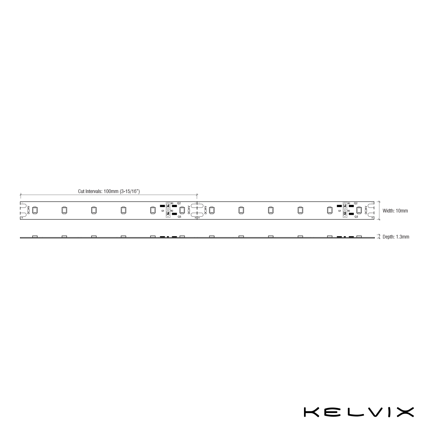 MX3K-24V – Max 200, 3000K, Indoor Tape Light by Kelvix