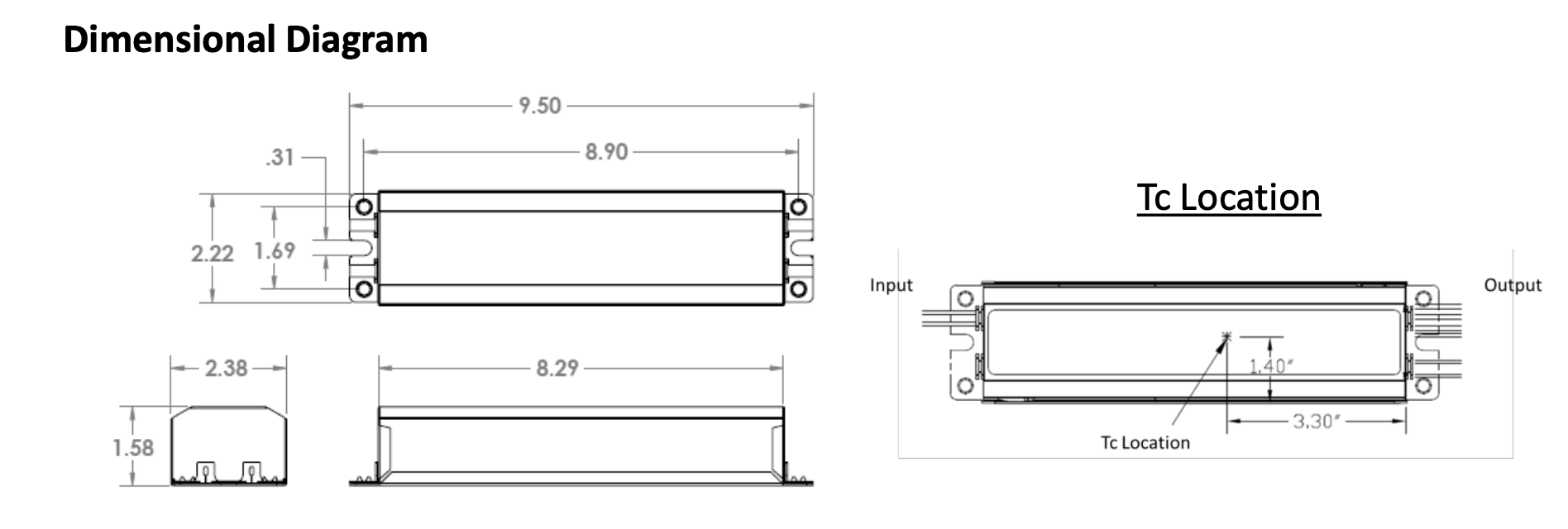 Universal D700C150UV10F 150W 700mA Everline Universal Voltage LED Driver