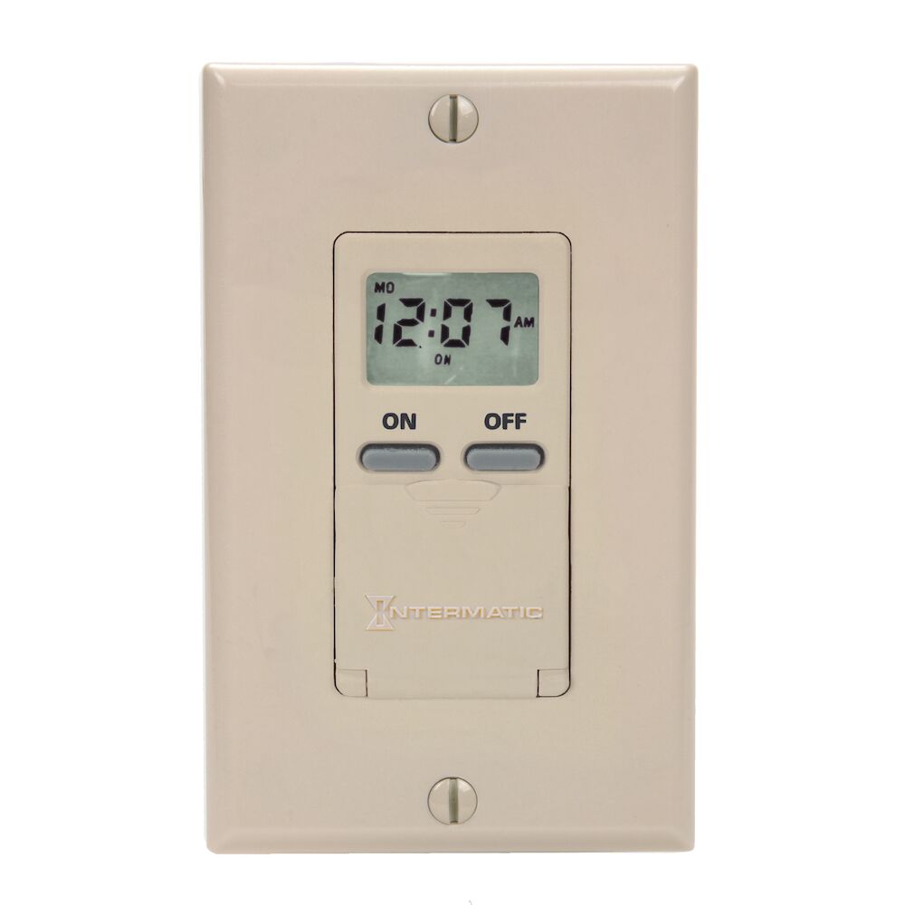 7-Day Standard Programmable Timer, 125V, Light Almond Finish by Intermatic