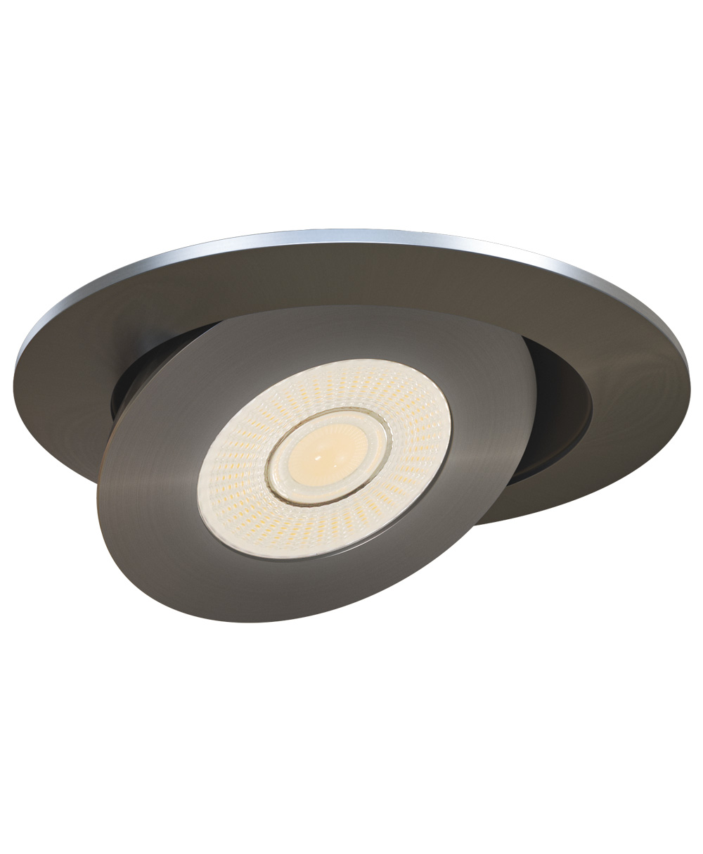 4" ORBIT Color Selectable 9W Rotatable Gimbal Recessed Fixture by Liteline