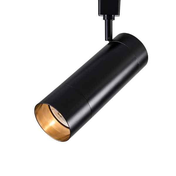 DINE 2" Snoot Liteline Track Fixture, Black Finish by Liteline