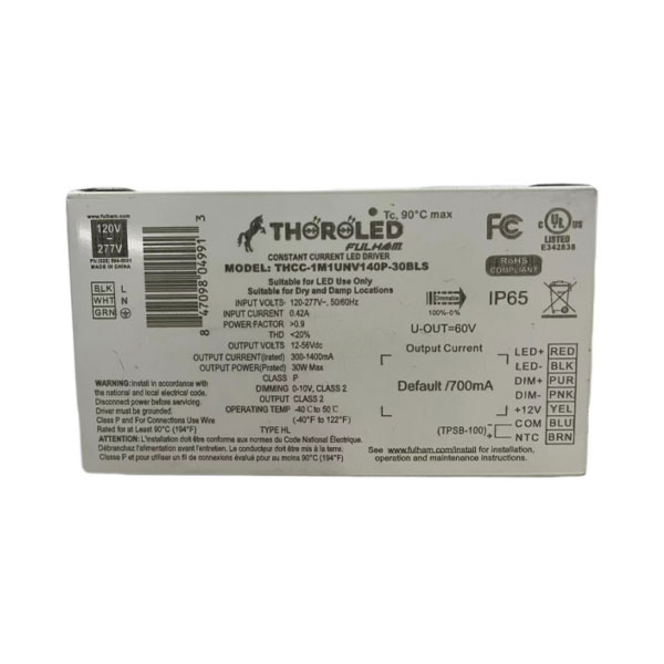 THCC-1M1UNV140P-30BLS 30W Programmable Constant Current LED Driver by ...